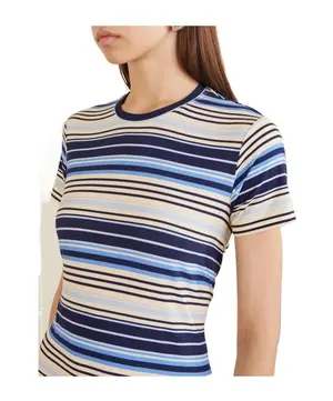 Proenza Schouler Striped Jersey Maxi Dress