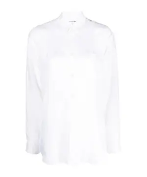 Comme Des Garçons Long-sleeve Cotton Shirt - White