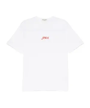 J.W.ANDERSON Jw Anderson Logo Embroidered Crewneck T-shirt - No