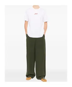 J.W.ANDERSON Jw Anderson Logo Embroidered Crewneck T-shirt