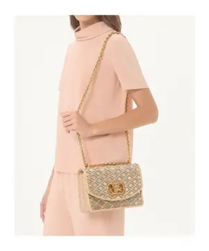Valentino Garavani Vain Embroidered Shoulder Bag