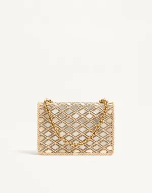 Valentino Garavani Vain Embroidered Shoulder Bag