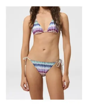 Missoni Zigzag-knit Tassel-detail Bikini
