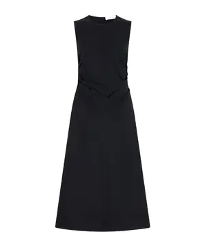 Proenza Schouler Anoushka Ruched Cotton-blend Poplin Midi Dress