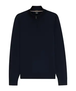 Hugo Boss Fine Knit Quarter-zip Pullover