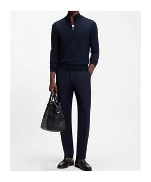 Hugo Boss Fine Knit Quarter-zip Pullover
