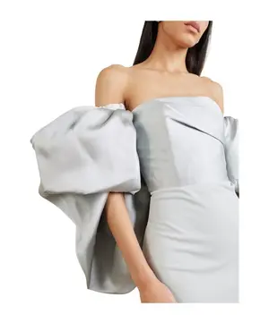 Solace Floris Draped Maxi Dress