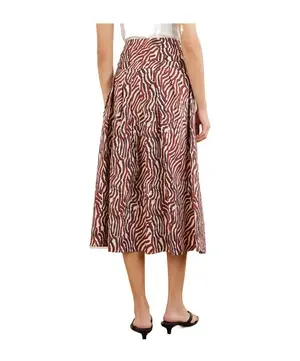 Proenza Schouler Pleated Printed Cotton-blend Poplin Maxi Skirt