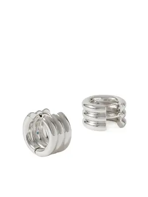 Assouline Triple Tube Huggie Earrings