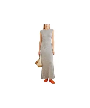 Proenza Schouler Mimi Ruched Crepe-jersey Maxi Dress
