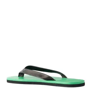 Auralee Leather Flip Flops