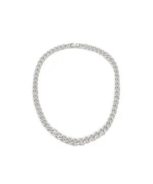 Assouline Graduated Link Tone Necklace - Silver