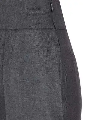Valentino Garavani Pleated Straight Leg Pants