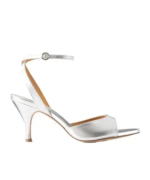 AeydĒ Jada 75 Metallic Leather Sandals