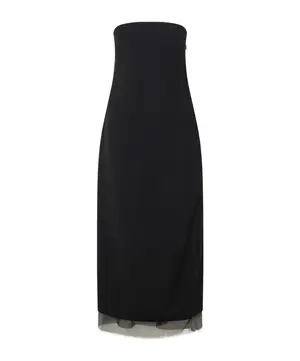 KALLMEYER Straight Strapless Dress - Black