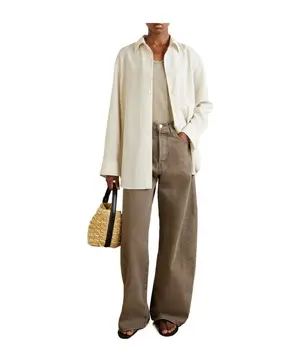 SSSTEIN High-rise Wide-leg Jeans
