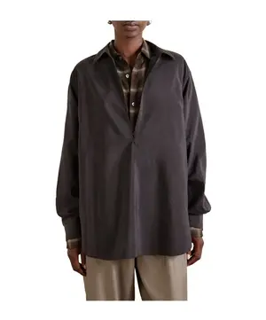 SSSTEIN Skipper Silk-blend Shirt