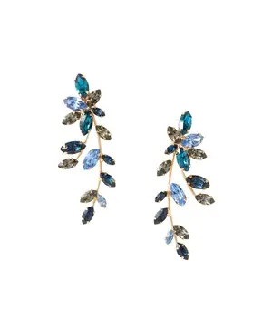 JENNIFER BEHR Gold-tone Crystal Earrings