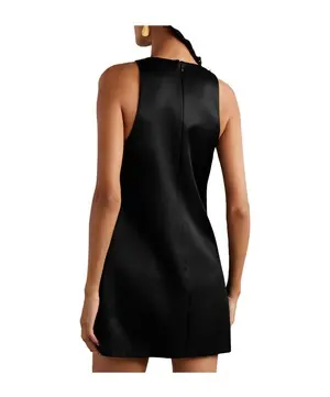Brandon Maxwell Wool And Silk-blend Mini Dress