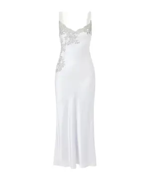 Carine Gilson Silk Midi Dress - No