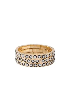 Assouline Enamel And Crystal Bracelets - Yellow