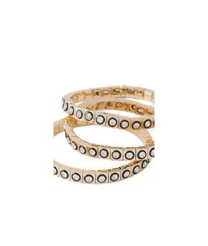 Assouline Enamel And Crystal Bracelets
