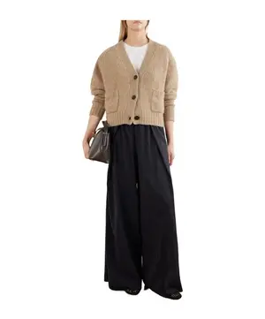 ALLUDE V-neck Cashmere Cardigan