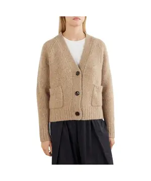 ALLUDE V-neck Cashmere Cardigan