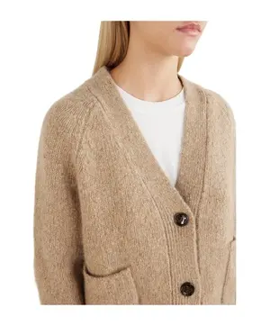 ALLUDE V-neck Cashmere Cardigan