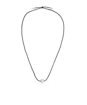 Assouline Crystal Ball Pendant Necklace - Black