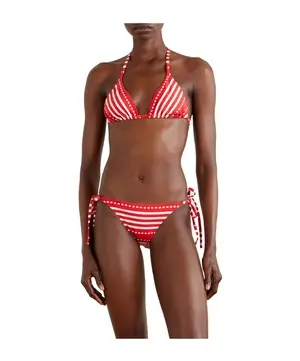 LEMLEM Striped Triangle Bikini