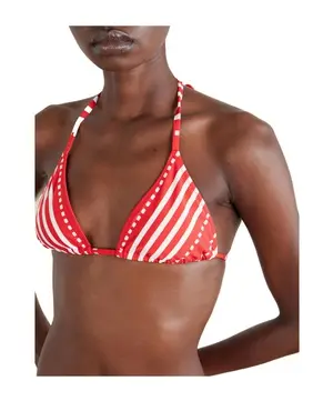 LEMLEM Striped Triangle Bikini