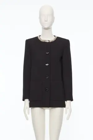 Valentino Garavani Beaded Trim Jacket