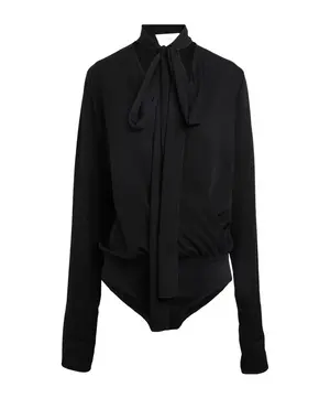 Sportmax Solid-color Long-sleeve Jumpsuit - Black