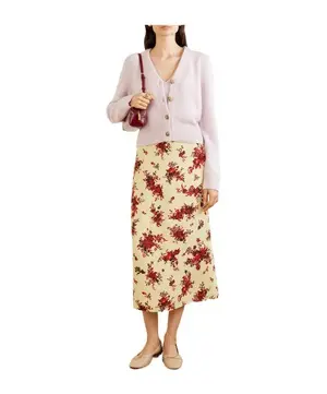 Brandon Maxwell The Sloane Silk And Cashmere-blend Knitted Cardigan