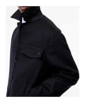 Burberry Logo-detail Jacket - Navy Check