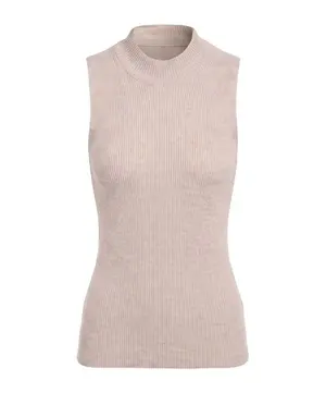Brunello Cucinelli Ribbed Knit Sleeveless Top