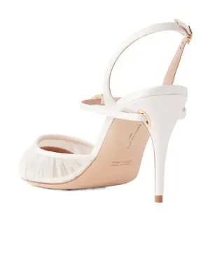 Jennifer Chamandi Vittorio Leather-trimmed Lace Pumps