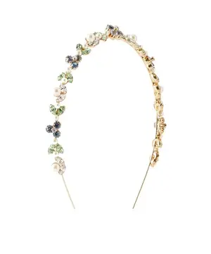 JENNIFER BEHR Crystal Pearl Headband - No