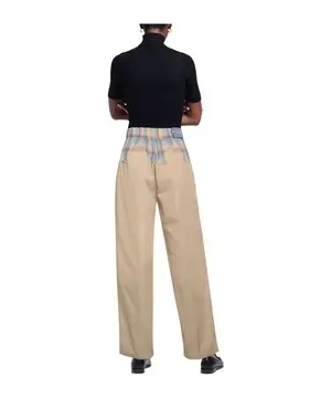 MAISON MARGIELA Minimalist Straight Leg Trousers