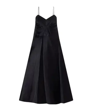 Calvin Klein Fia Satin Midi Dress - No