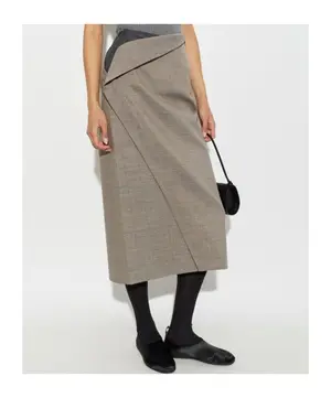 JIL SANDER Draped Wrap Skirt