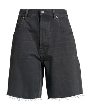 Saint Laurent Colorful Denim Shorts - Black