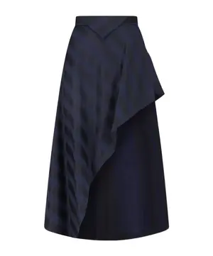 VIVIENNE WESTWOOD Asymmetric High-waisted Skirt - Black