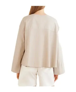 KALLMEYER Striped Cotton-poplin Blouse