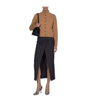 Khaite High-neck Buttoned Knitwear