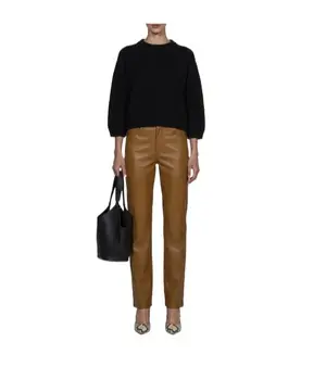 Khaite Crew-neck Long-sleeve Knit Top