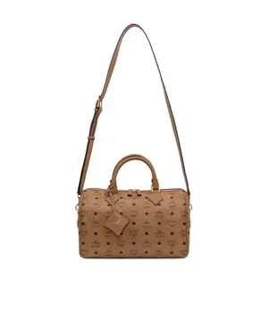 Mcm Zippered Shoulder Bag