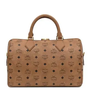 Mcm Zippered Shoulder Bag