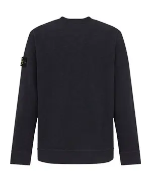 Stone Island Crew Neck Sweatshirt With Logo